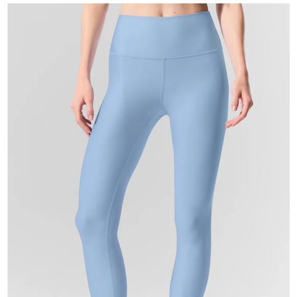 ALO Yoga | Pants & Jumpsuits | Alo Yoga Seashell Blue Leggings | Poshmark